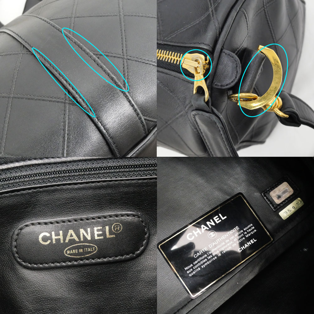 名東】【CHANEL】シャネル ビコローレ ボストンバック カーフ 名東】【CHANEL】シャネル ビコローレ ボストンバック カーフ